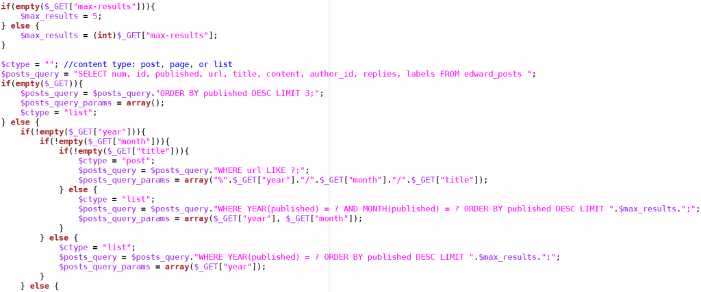 Retrieving Content from Database – P101 Network Information Center